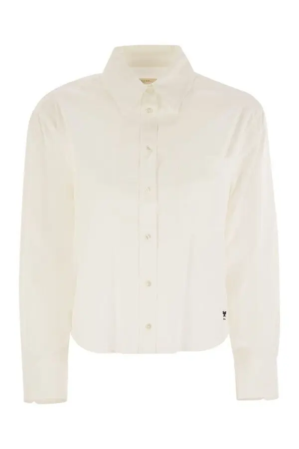 Max Mara Nuoro Cotton Oxford Shirt - White