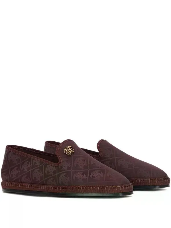 Roberto Cavalli Monogram Loafers