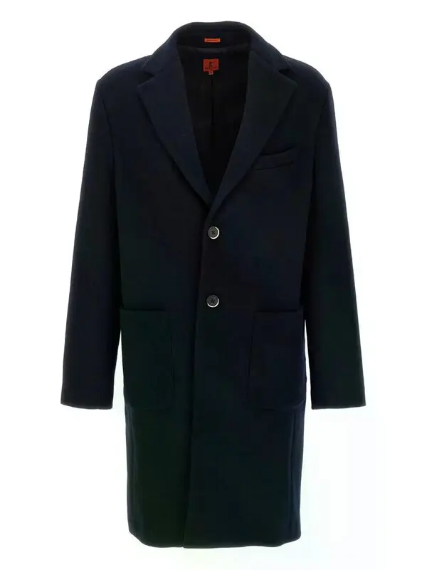 Barena Venezia Notched-lapel Wool-blend Coat - Black