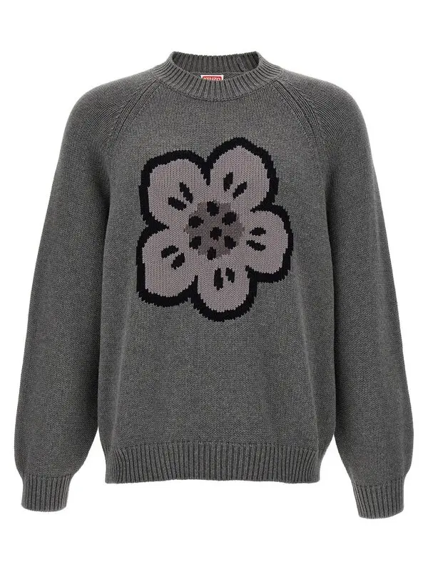 Kenzo Boke Flower Sweater - Gray
