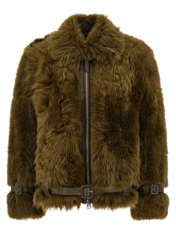 TOM FORD Fur Jacket - Green