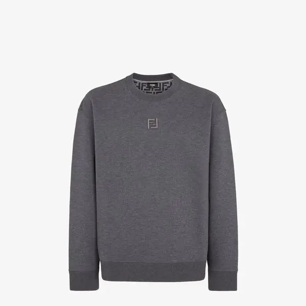 Fendi Long-sleeved Sweatshirt With Embroidered Logo