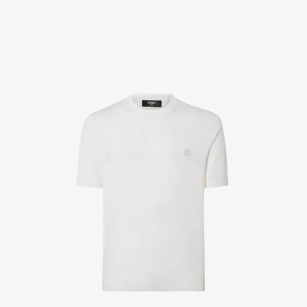 Fendi Jumper With Ff Logo - White
