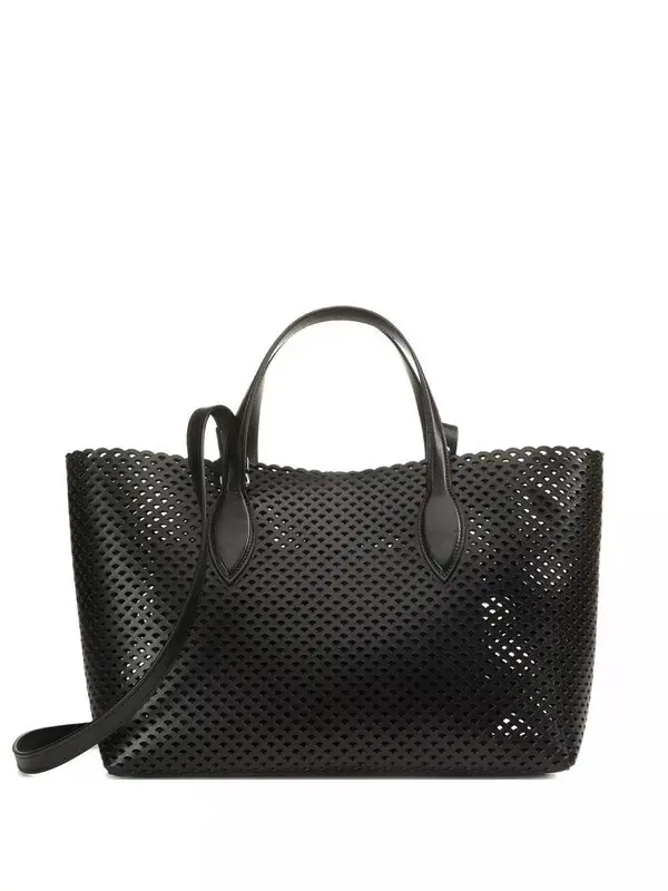 SERGIO ROSSI Mini Mermaid Perforated Tote Bag