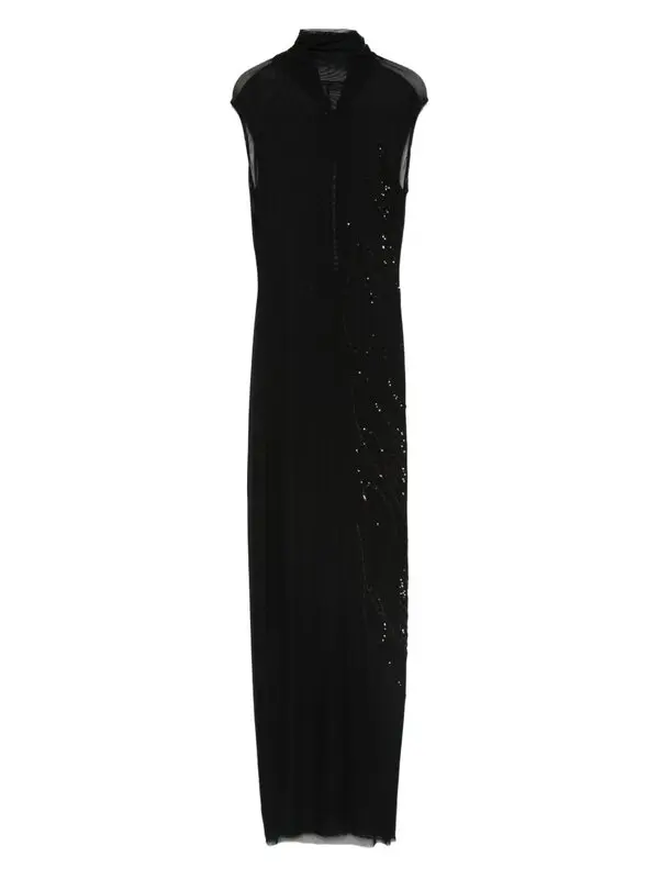 Jean Paul Gaultier Sequin-embellished Maxi Dress