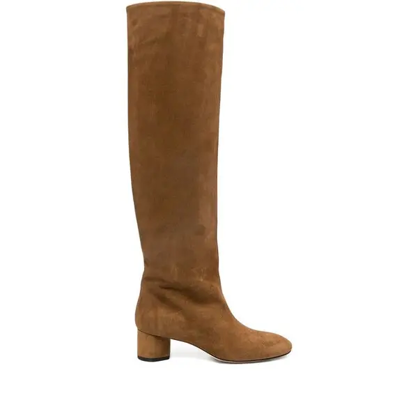 AeydĒ Knee-high Suede Boots - Brown