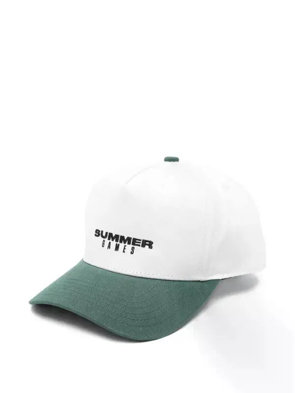 SUMMER GAMES Logo-embroidered Baseball Cap - Neutrals