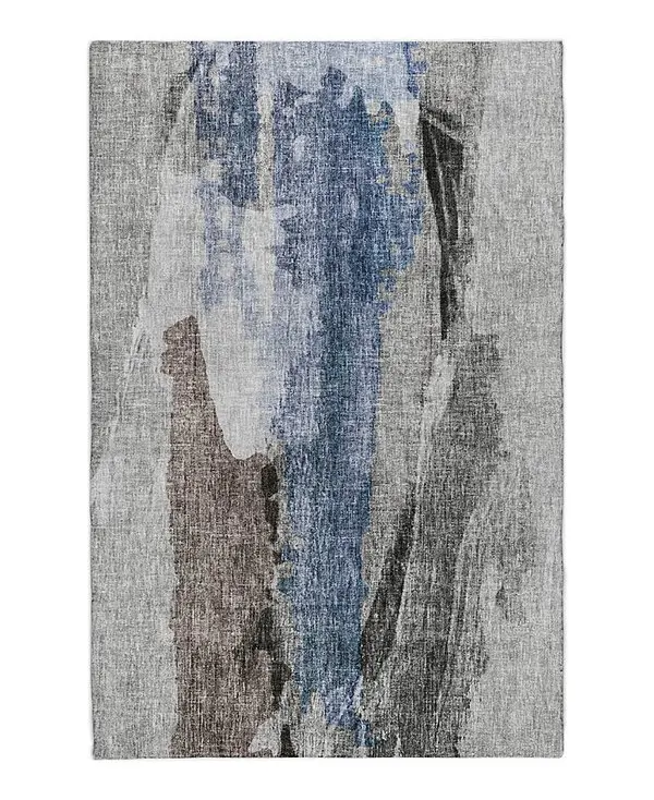 DALYN RUG COMPANY Dalyn Boca Washable Bo6 Area Rug, 5' X 7'6 - Pewter