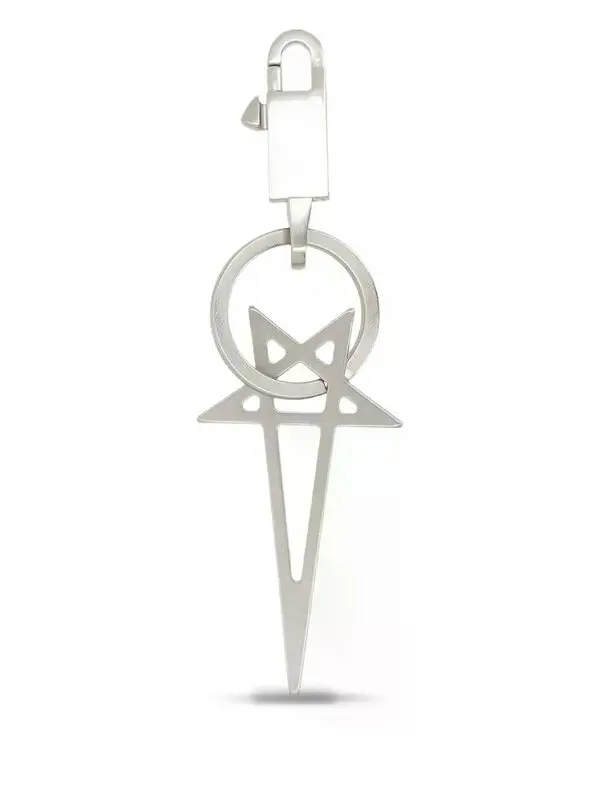 Rick Owens Holywood Pentagram Star Keyring