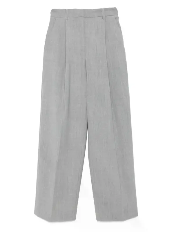 THELATEST Pleated Trousers - Grey