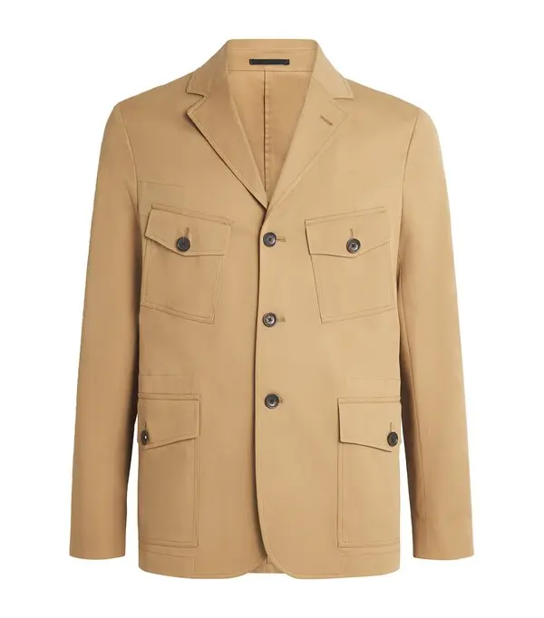 Paul Smith Stretch-cotton Utility Blazer