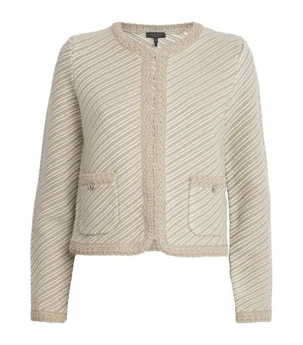 Rag & Bone Cotton-blend Claire Cardigan - Green