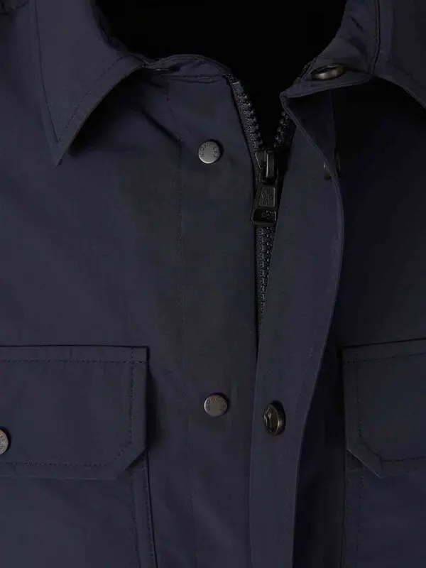 Moncler Plaid Wool Shirt Jacket - Multicolor