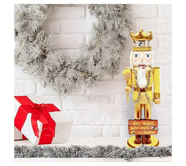 SANTA'S WORKSHOP 14' Bee Ware Of Bees Nutcracke R