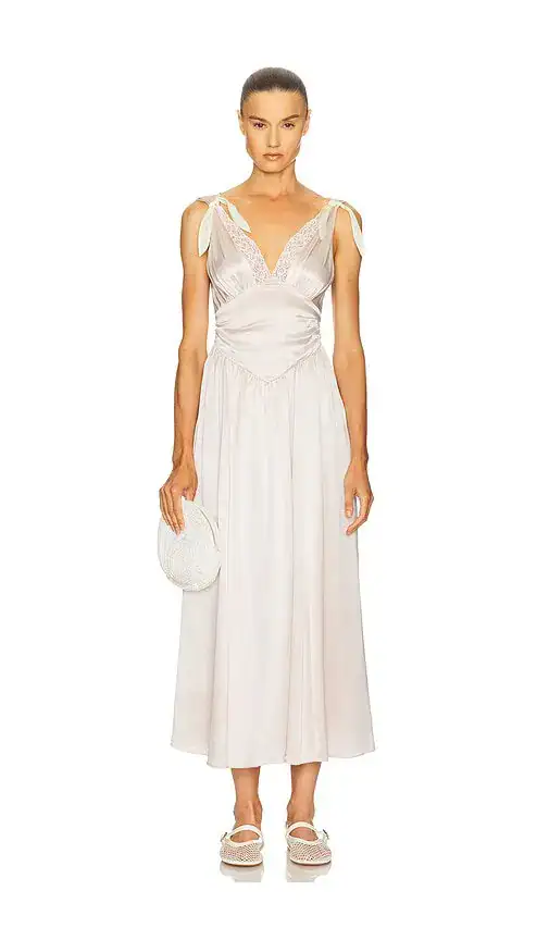 jade green chiffon dress Jade Chiffon Sleeveless Cutout Front Maternity Maxi Dress – PinkBlush main image 0