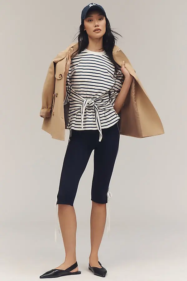 Scotch & Soda Breton Tie-waist Tee