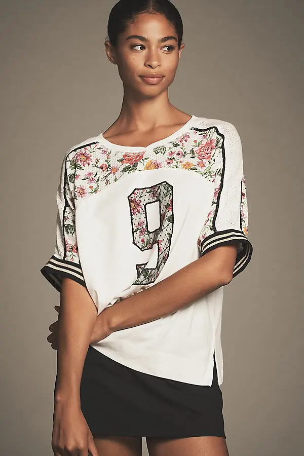 DAILY PRACTICE BY ANTHROPOLOGIE Le Call Long-sleeve Jersey Top