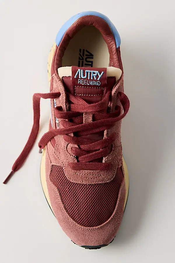 AUTRY Reelwind Low Top Sneakers - Hot Sauce/blue