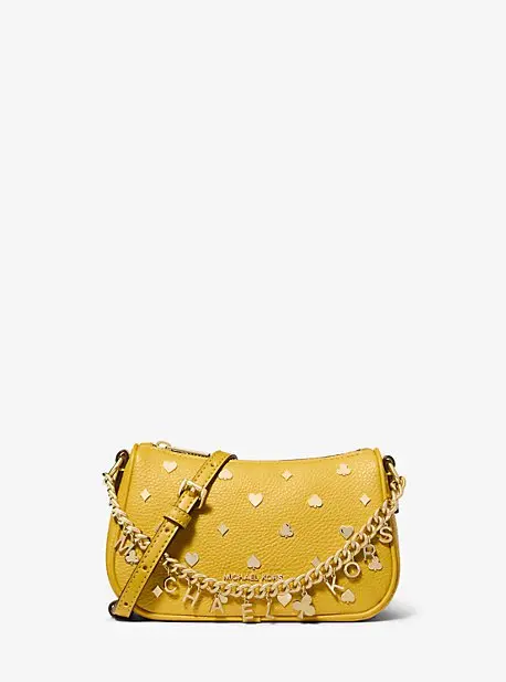 Michael Kors Carmela Small Embellished Crossbody Bag - Yellow