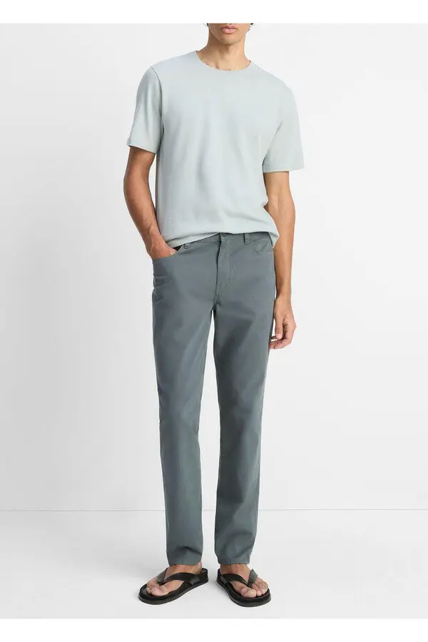 Vince Dylan Slim 5-pocket Stretch-cotton Pant - Blue