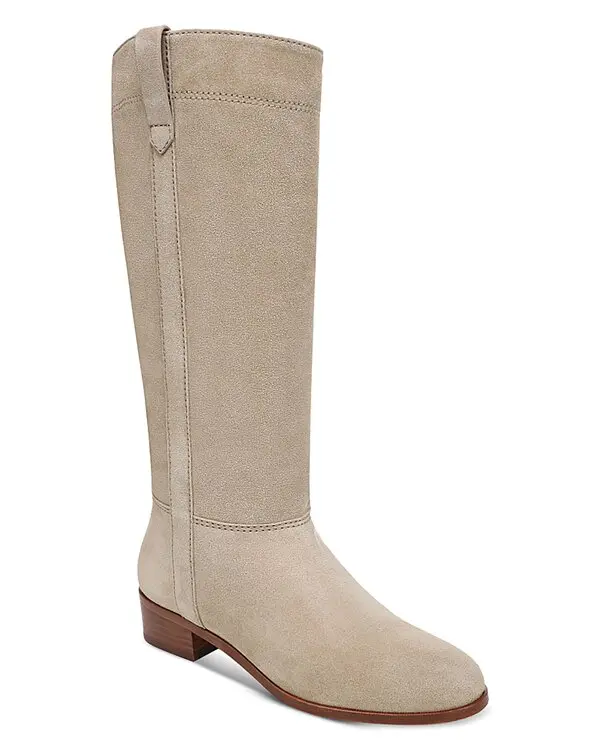 Veronica Beard Dwyer Pull-on Tall Boots - Sand-wc
