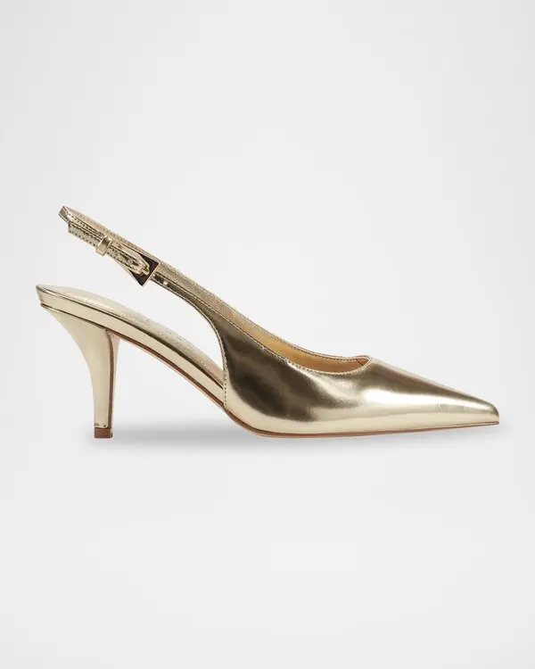 Marc Fisher Dorie Metallic Slingback Pumps
