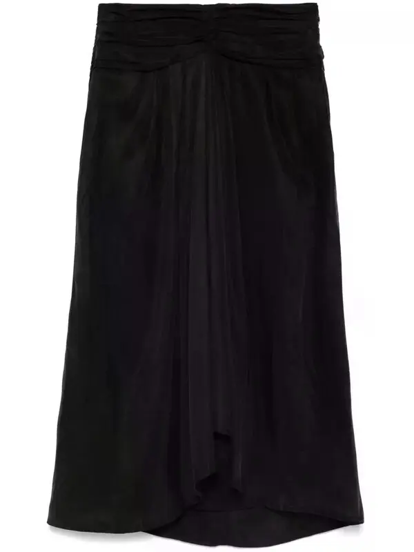 MARANT ETOILE Zoan Midi Skirt - Black