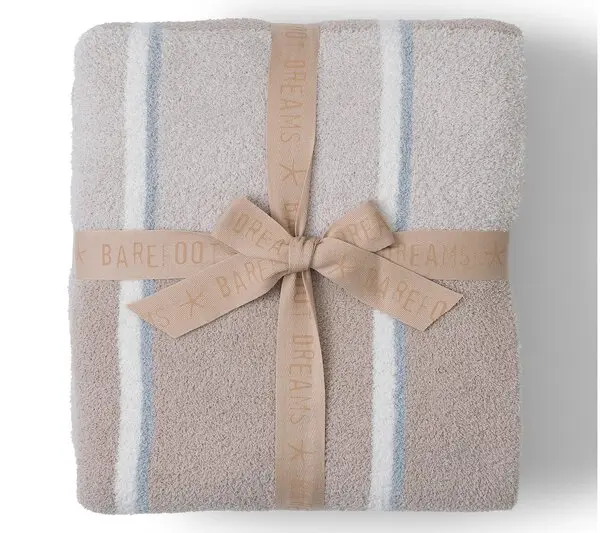 Barefoot Dreams Cozychic Accent Stripe Throw 54 'x72