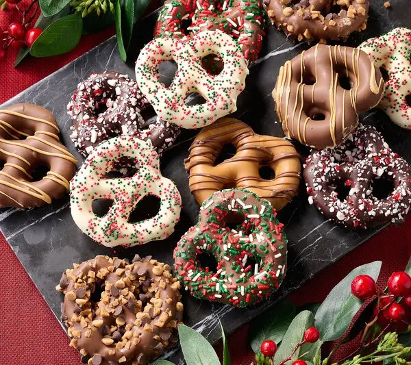 LANDIES CANDIES Sh11/10 20pc Double Drenched Pretzels W Duet