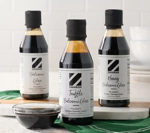 GEOFFREY ZAKARIAN Sh11/10 Bottle Set Of Balsamic Glazes