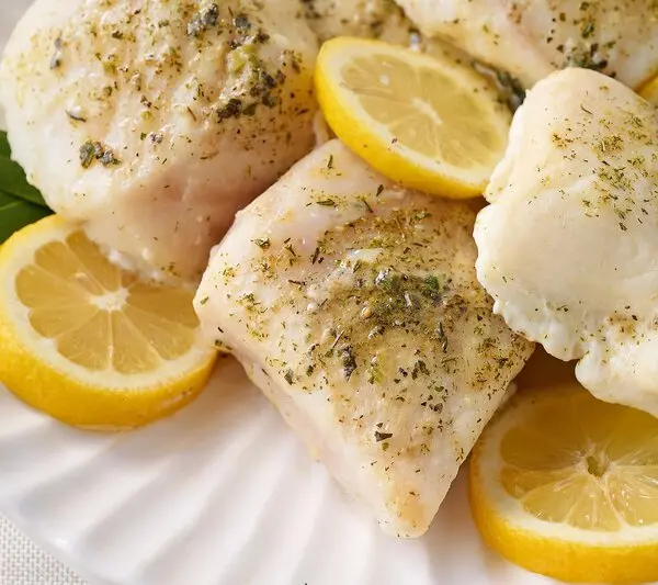EGG HARBOR 5oz Halibut Filets With Garlic Herb Butter