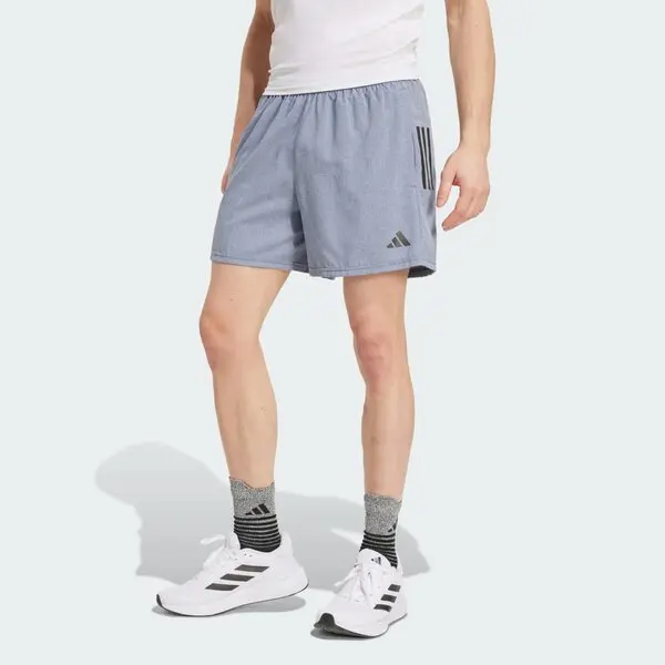 Adidas Own The Run Shorts - Preloved Ink / White