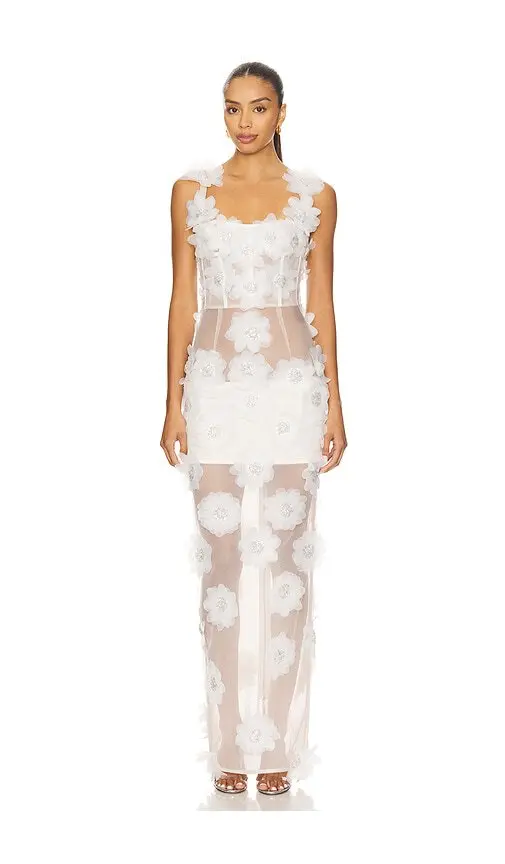 Bronx And Banco Rosalie Maxi Dress - White
