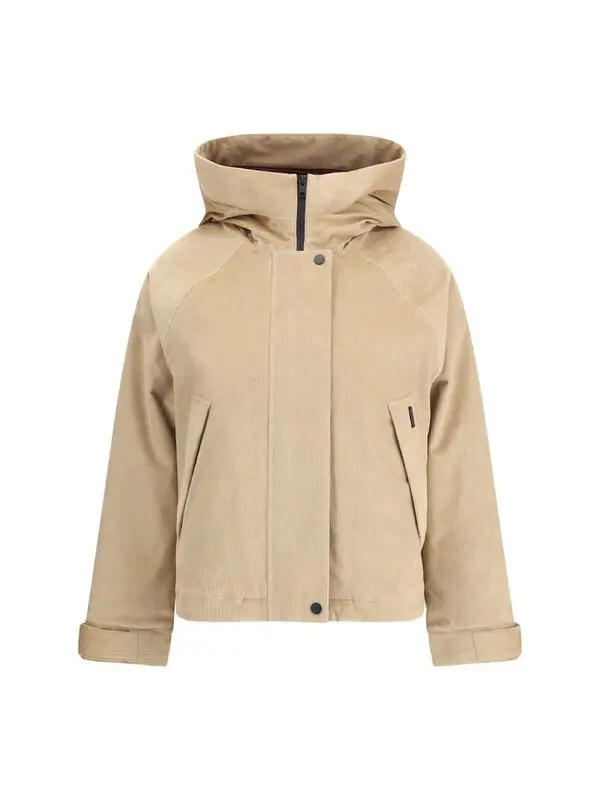 Woolrich Corduroy Hooded Jacket