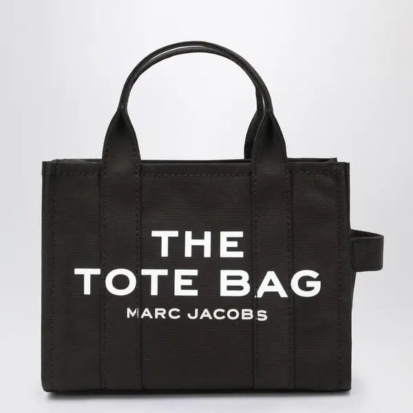 Marc Jacobs The Small Tote Bag In Canvas - Black