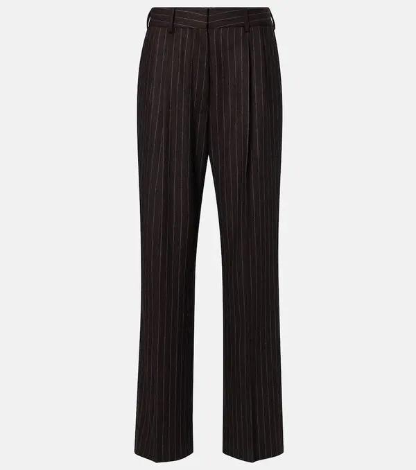 BLAZÉ MILANO Fox Wool And Cashmere Straight Pants