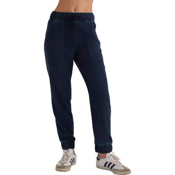 Bella Dahl Pocket Joggers - Midnight Rinse Print