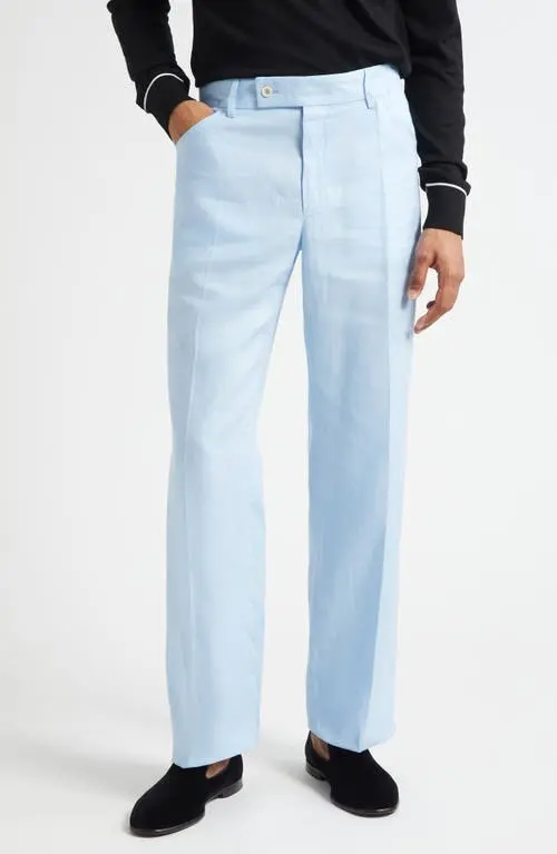 Dolce & Gabbana Pleated Linen Trousers