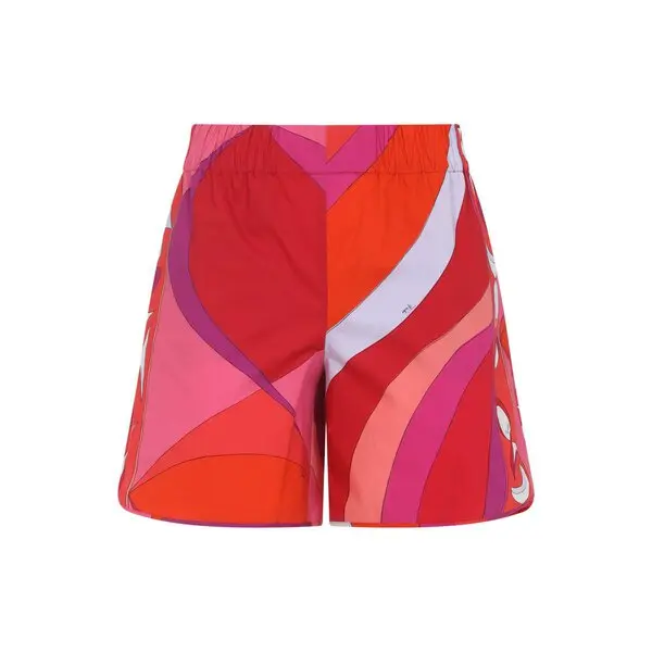Emilio Pucci Cotton Shorts - Multicolour