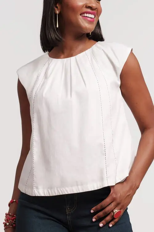 FRANCES VALENTINE Bailey Solid Top