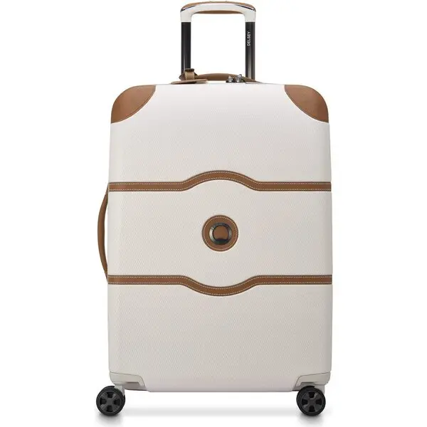 DELSEY PARIS Chatelet Air 2.0 Hardside Checked Luggage 24 Inch - Angora