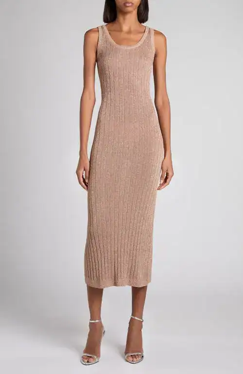 ralph lauren metallic knit dress LAUREN RALPH LAUREN One-Shoulder Metallic Knit Sheath Dress – DGFOutlet main image 1