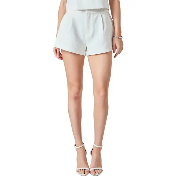 Endless Rose Textured Wide Leg Shorts