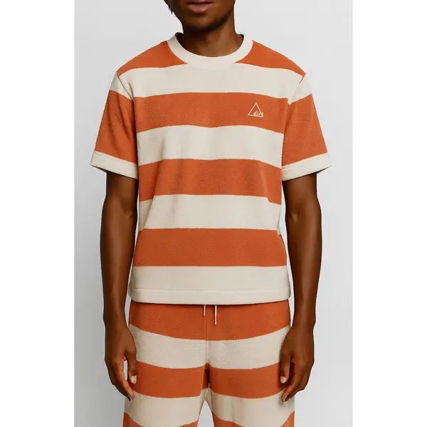 D.RT Classic Stripe Terry T-shirt