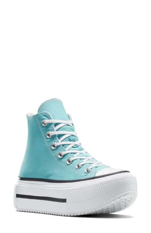 CONVERSE Chuck Taylor All Star Lift High Top Platform Sneakers - Deja Blue/white/black