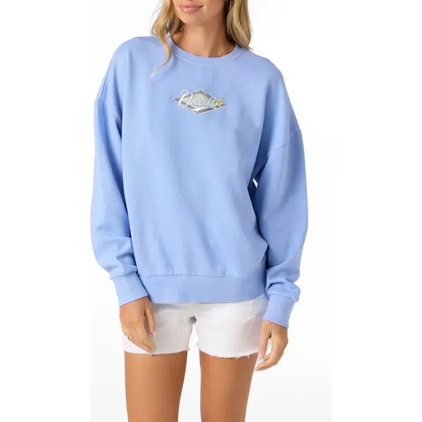 O'Neill Solis Graphic Fleece Sweatshirt - Hydrangea