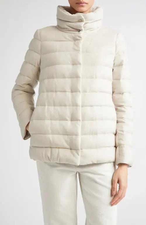 Herno Resort Silk & Cashmere Water Repellent Down Jacket