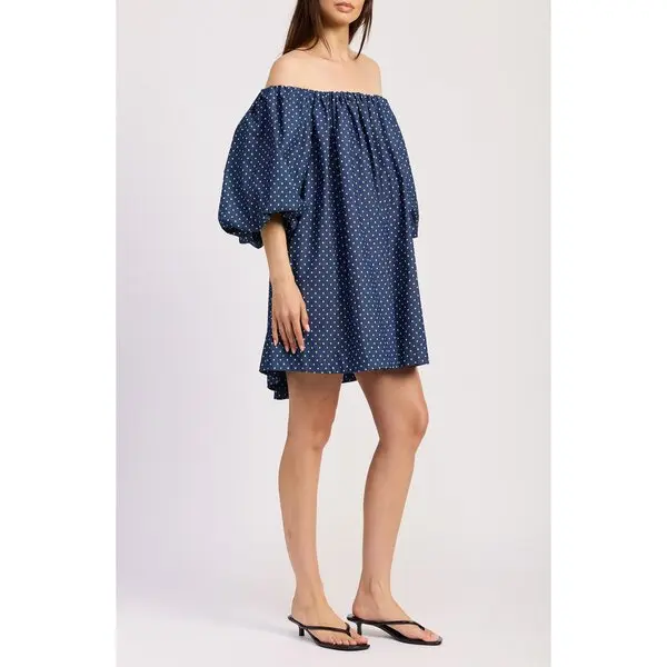 EN SAISON Dover Off-the-shoulder Mini Dress