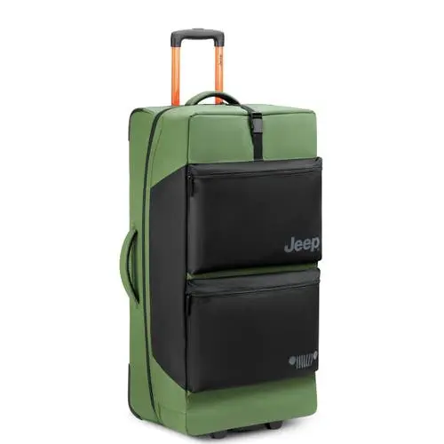 JEEP 31 Inch Two Wheel Rolling Duffle Bag - Elm Green