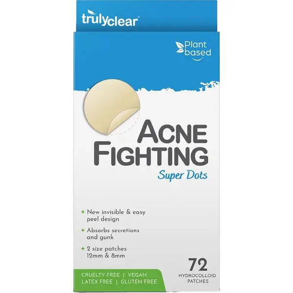 TRULY CLEAR Hydrocolloid Acne Dots 72ct 2 Sizes